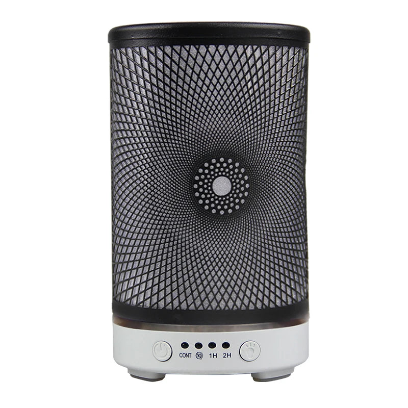 Wrought Iron Aroma Diffuser 100ml Ultrasonic Humidifier & 7-Color LED ...